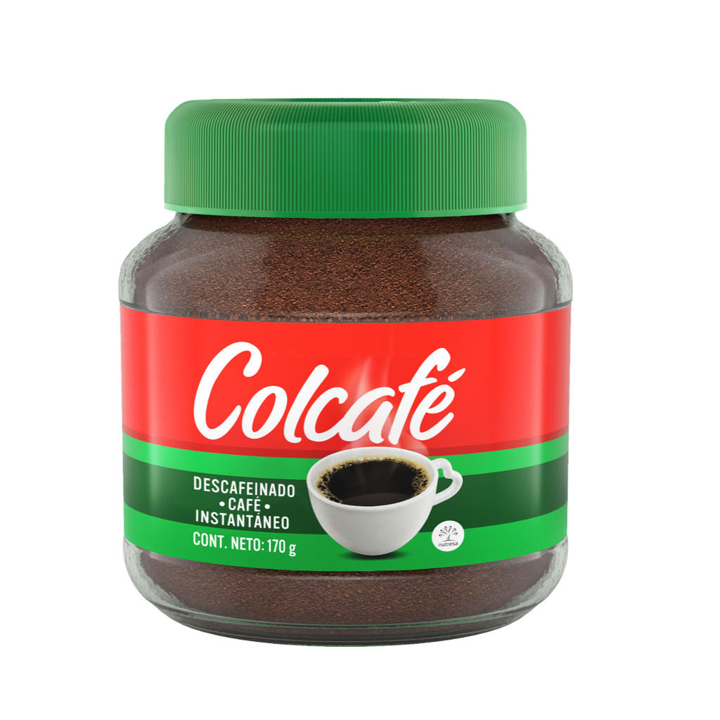 Café Instantáneo Granulado Descafeinado 170gr Tapa Verde Colcafe ...